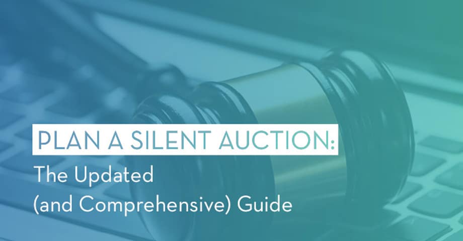 Plan a Silent Auction: The Updated (and Comprehensive) Guide - OneCause