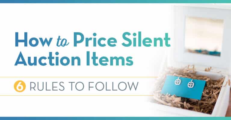 How to Price Silent Auction Items: 6 Rules to Follow