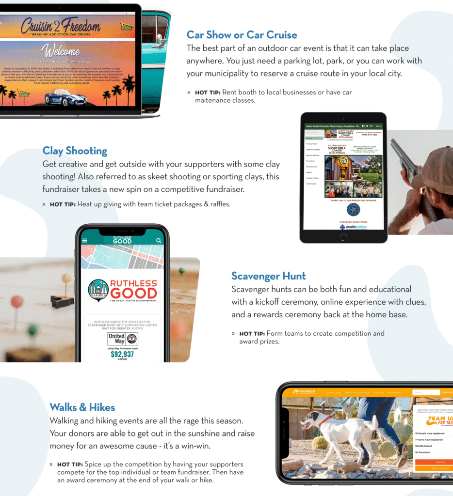 Creative Ideas to Heat Up Outdoor Fundraising - OneCause