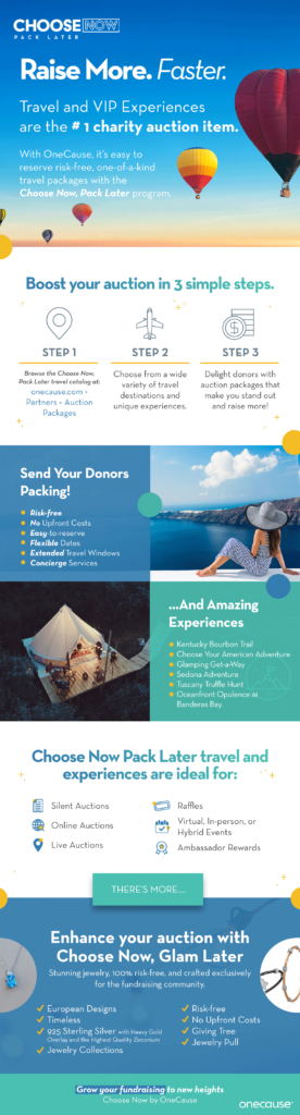 Infographic: Choose Now, Pack Later - OneCause