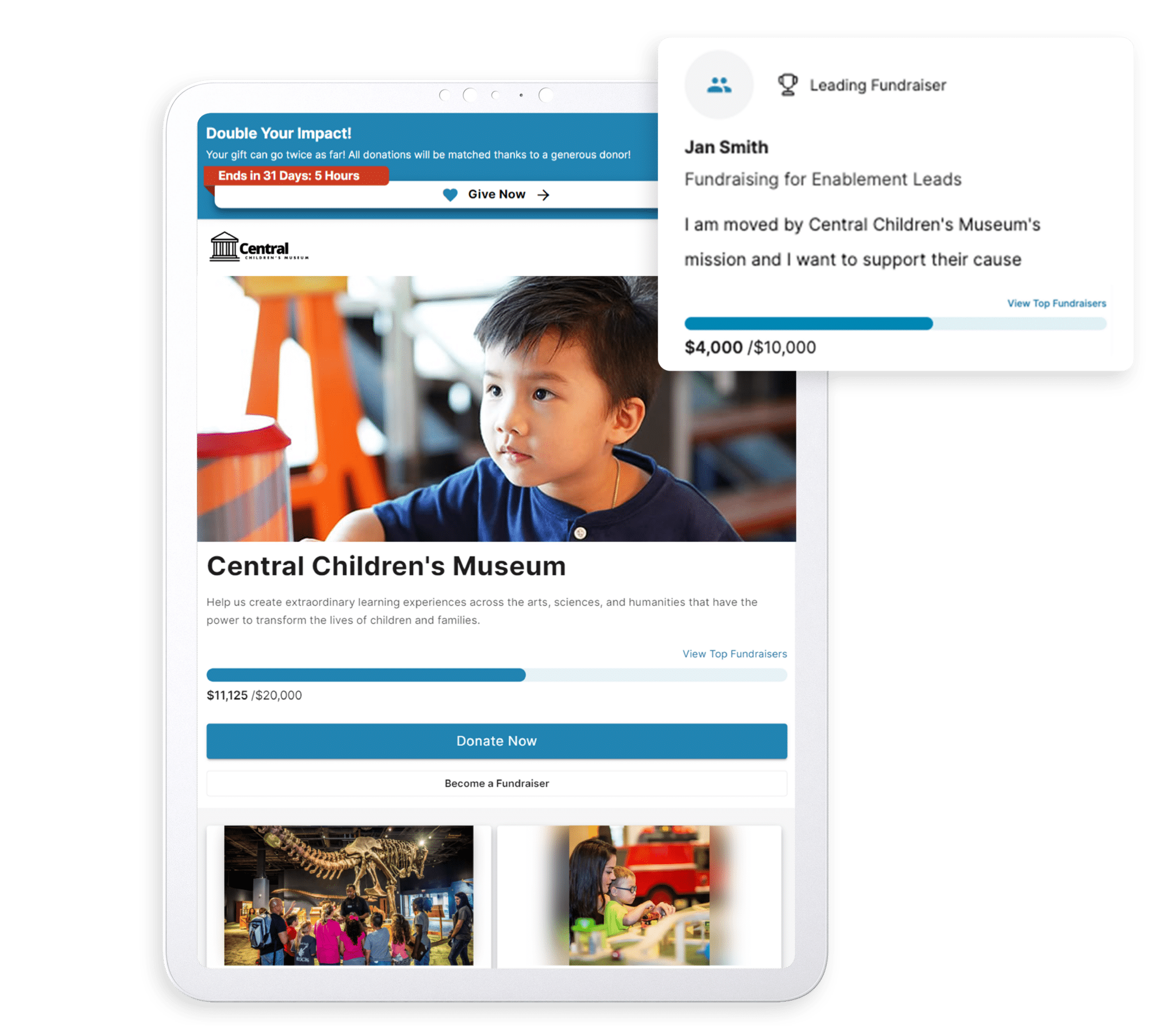 Personal Fundraising Pages for Nonprofits, Schools & Charities