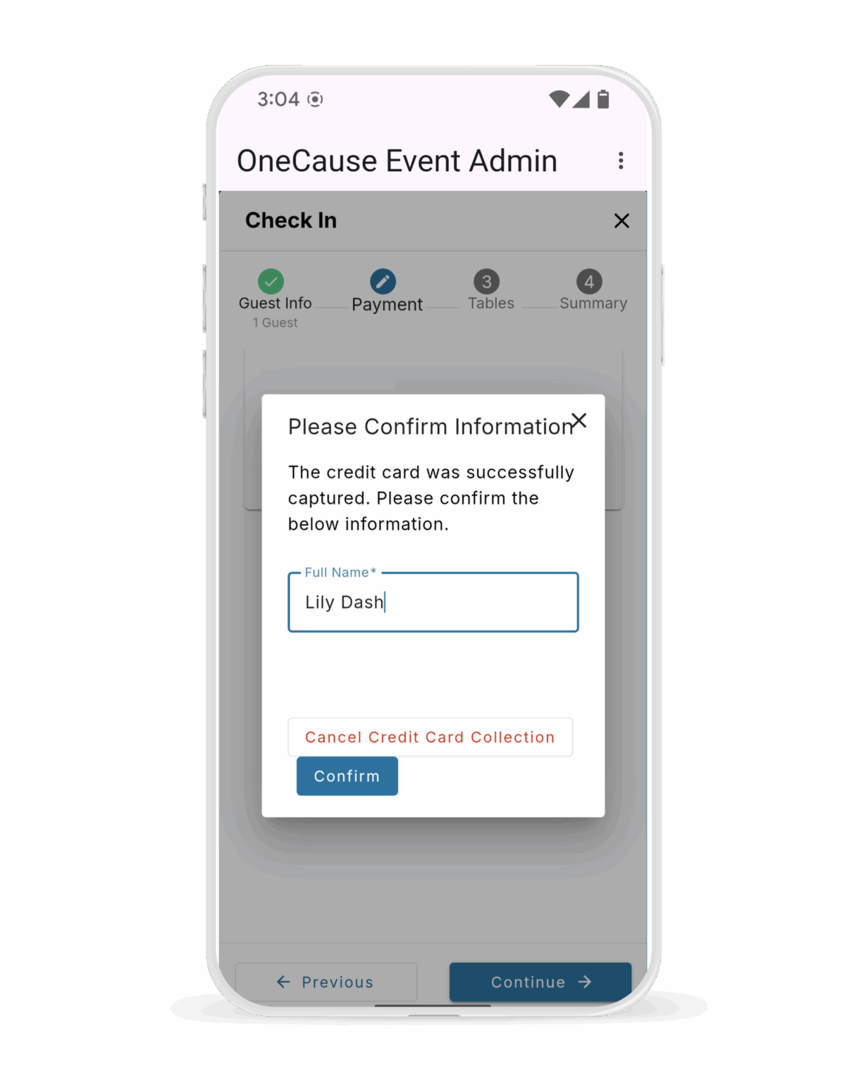 OneCause | Onsite Event Management Tools for Staff & Volunteers