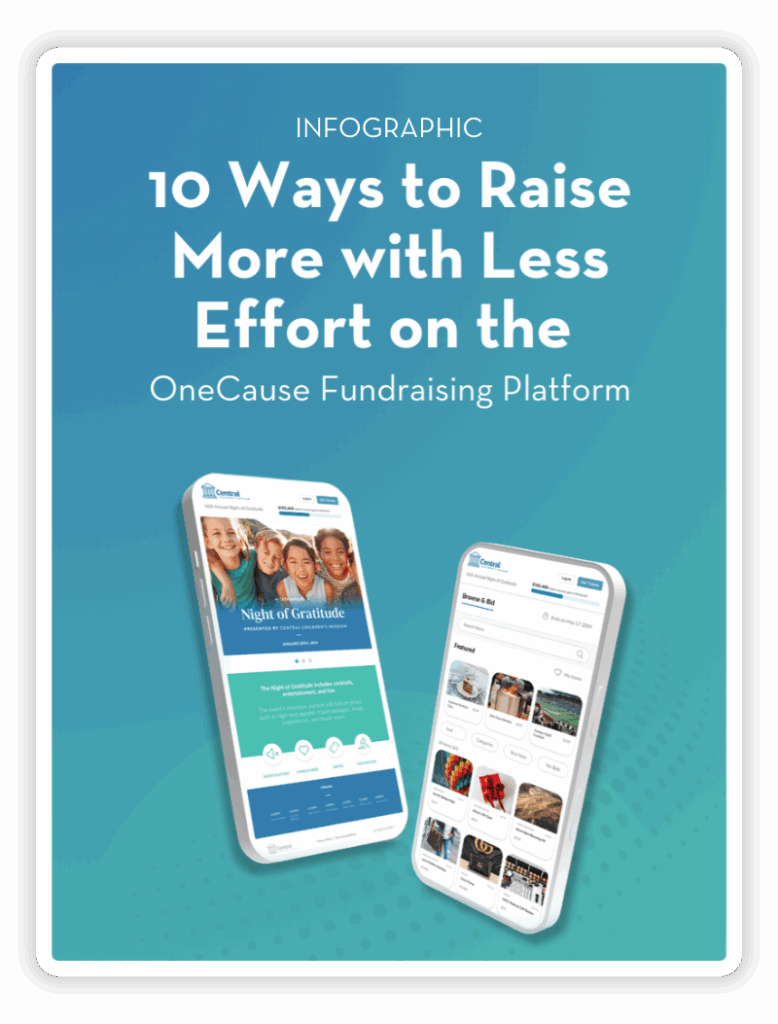 10 Ways to Raise More with Less Effort using OneCause
